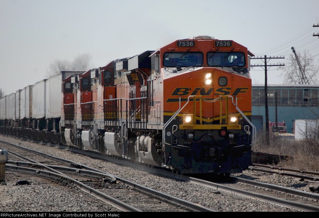 BNSF 7536, 4069, 4015 & 5137